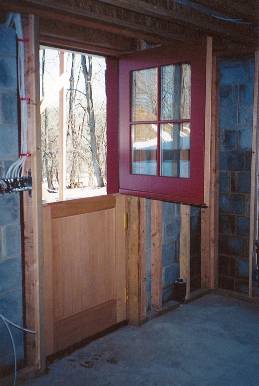 Custom Painted Dutch Door — Hirschmann Architectural Windows & Doors