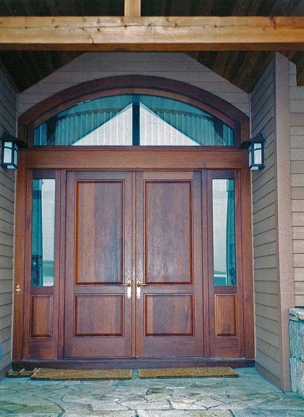 Entrance Door with Sidelites and Arched Transom — Hirschmann ...
